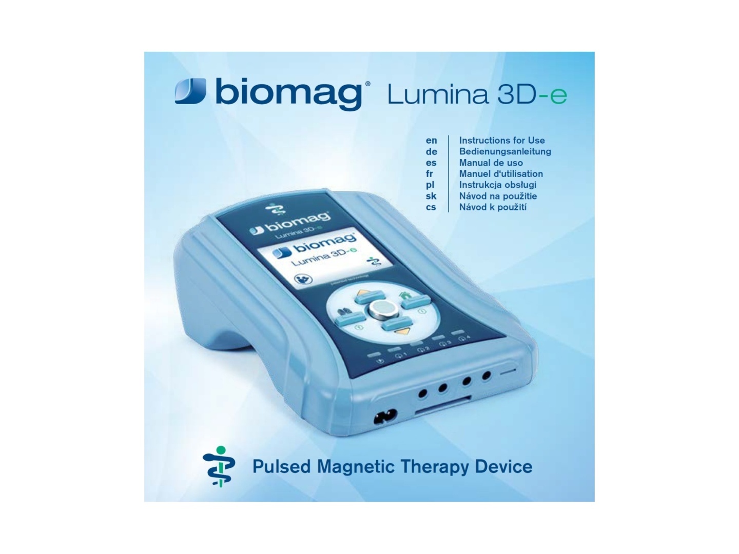 Manual de uso: Biomag Lumina 3D-e - multilungüe